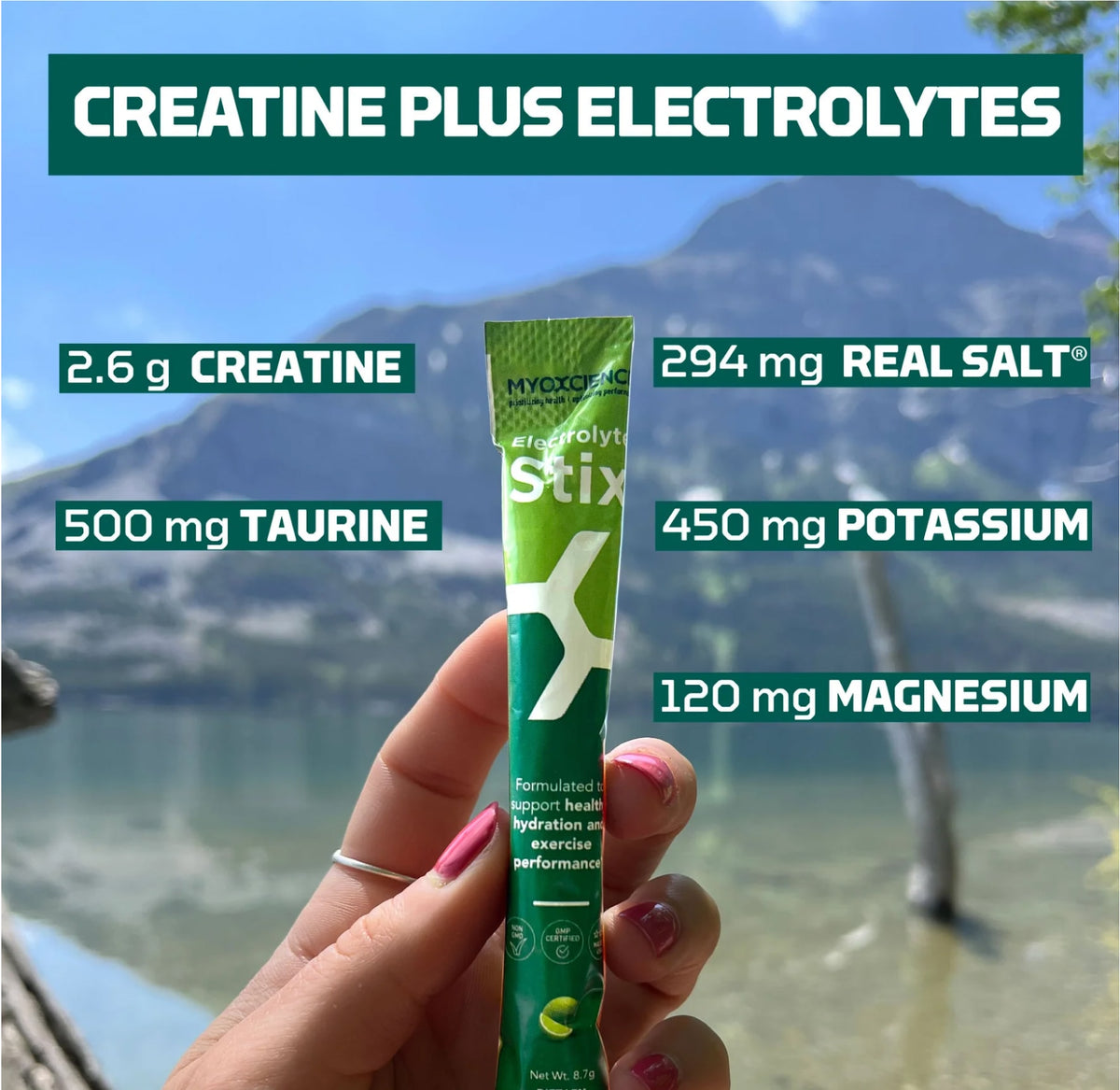 Electrolyte Stix: Creatine Enhanced With Electrolytes – Myoxcience