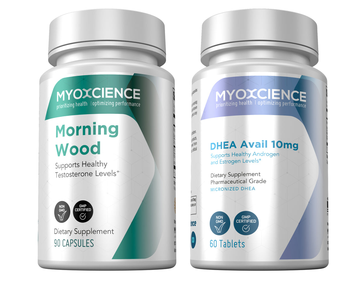 Alpha Male Stack | Morning Wood Plus DHEA – Myoxcience