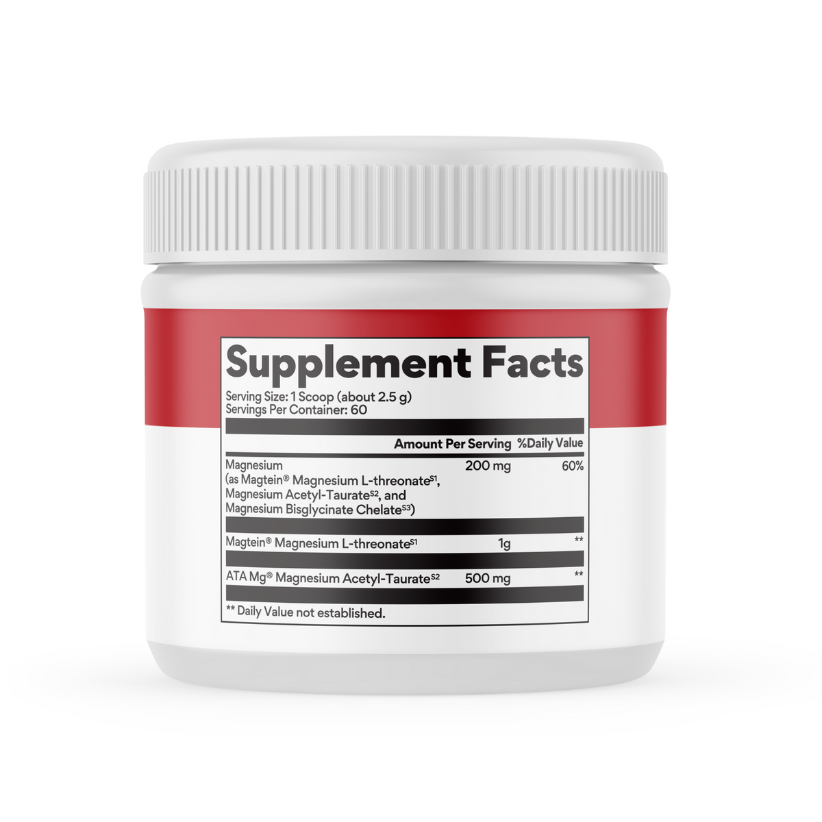 Brain Mag Magnesium L-threonate, Magnesium Acetyl Taurinate + Magnesiu ...