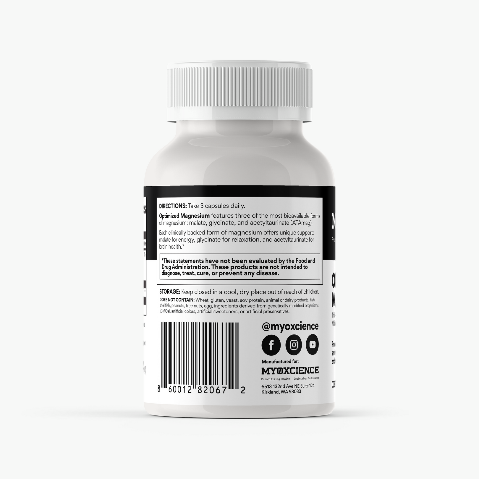 Optimized Magnesium: Triple-Action Magnesium Support – Myoxcience