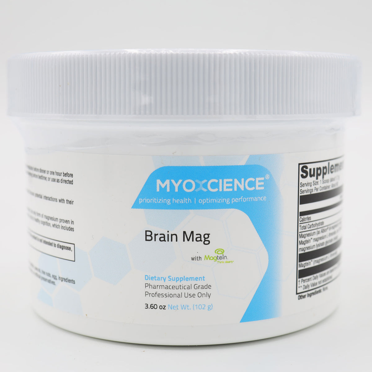 Brain Mag Magnesium L-threonate + Magnesium Glycinate Chelate powder ...