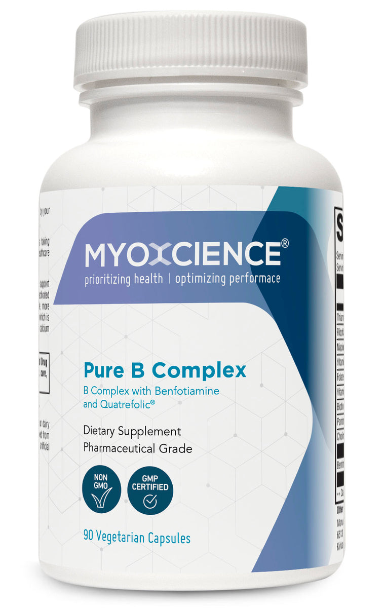 Pure B Complex | Vitamin B12, 5-MTHF, Benfotiamine and More – Myoxcience